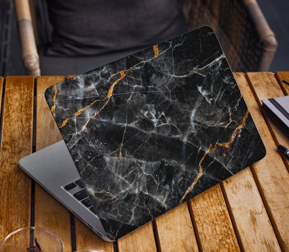 Black Marble Detail Laptop Laptop Skin Macbook Skin Computer | Etsy