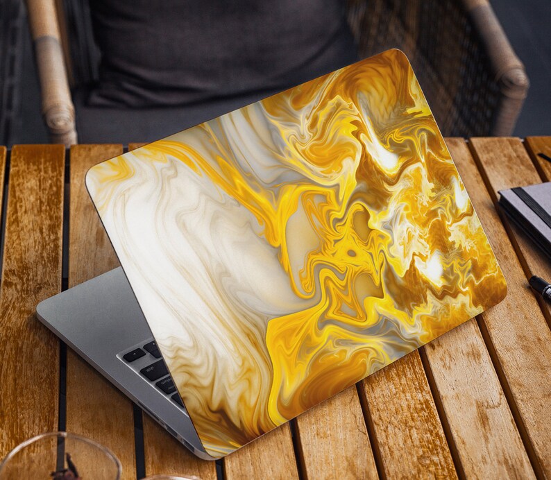 Oil Paint Laptop Skin Watercolor Notebook Vinyl Decal Dell Hp - Etsy