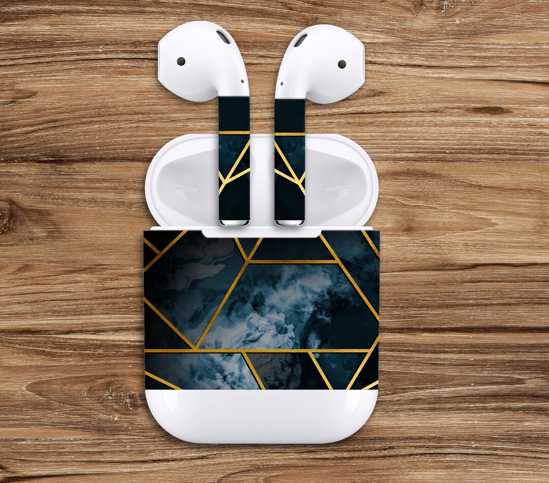 Geometric Marble Airpods Skin Wrap Abstract Apple Air Pod 1 2 Decal ...