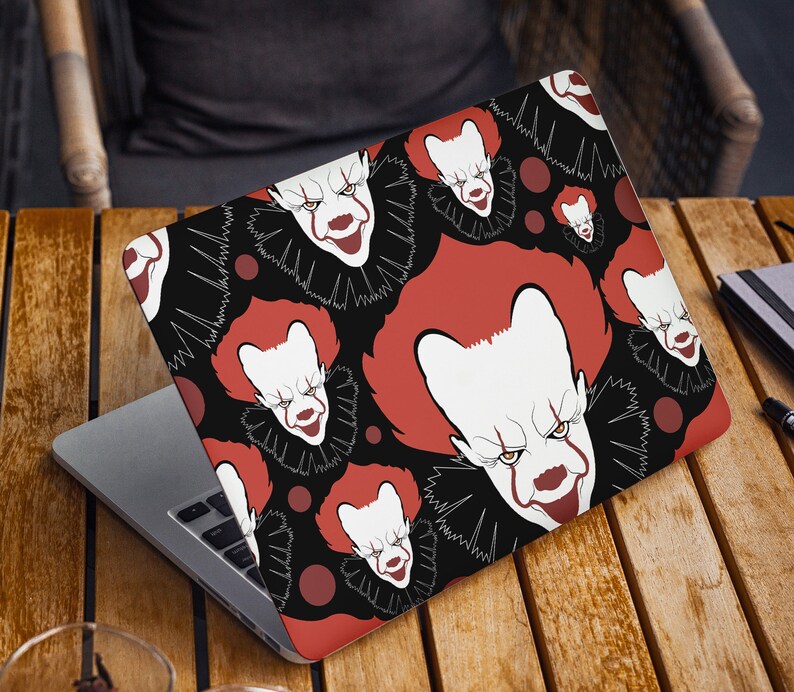 Clown Laptop Skin Sticker Cartoons Notebook Vinyl Decal Dell - Etsy