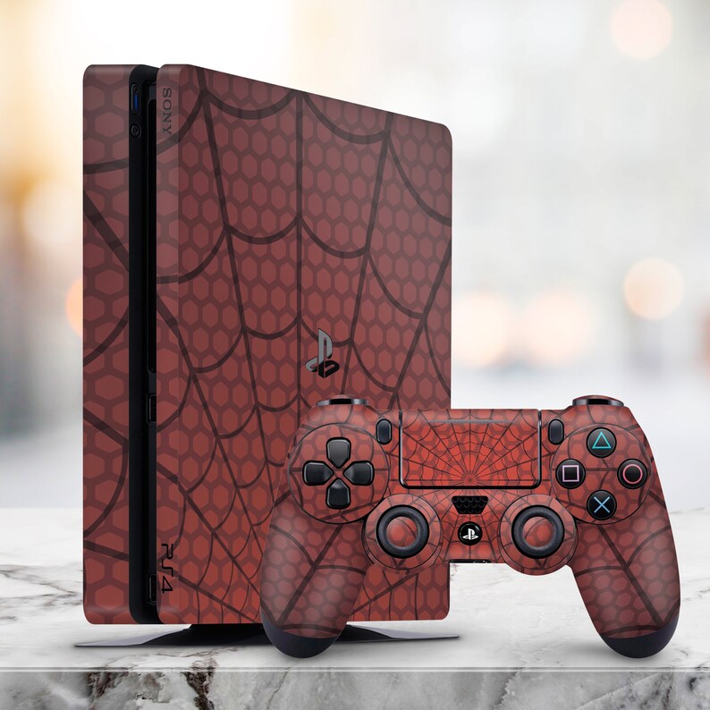PS5 Skin Red Web PS4 Skin Web Texture PS4 Skin Black PS4 Skin - Etsy
