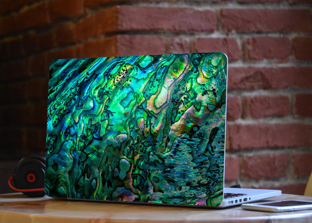 Turquoise MacBook Air 13 Skin Abalone Laptop Decal Green Marble MacBook ...