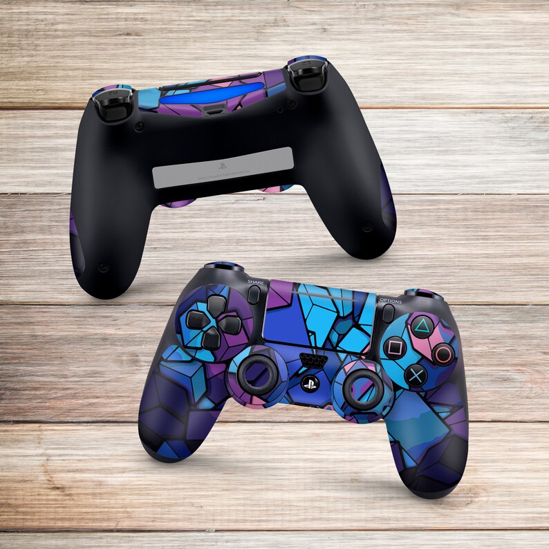 PS5 Skin Cubes PS4 Skin Purple Abstract PS4 Skin Pink PS4 Skin | Etsy