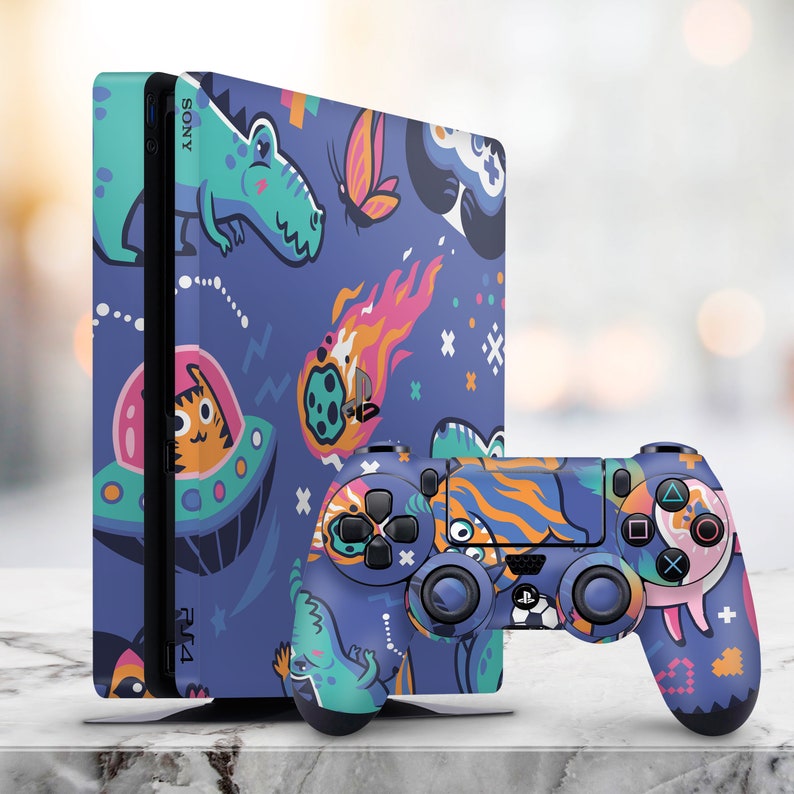 PS5 Skin Cosmic Print PS4 Skin Cartoons PS4 Skin PS4 Gamer - Etsy