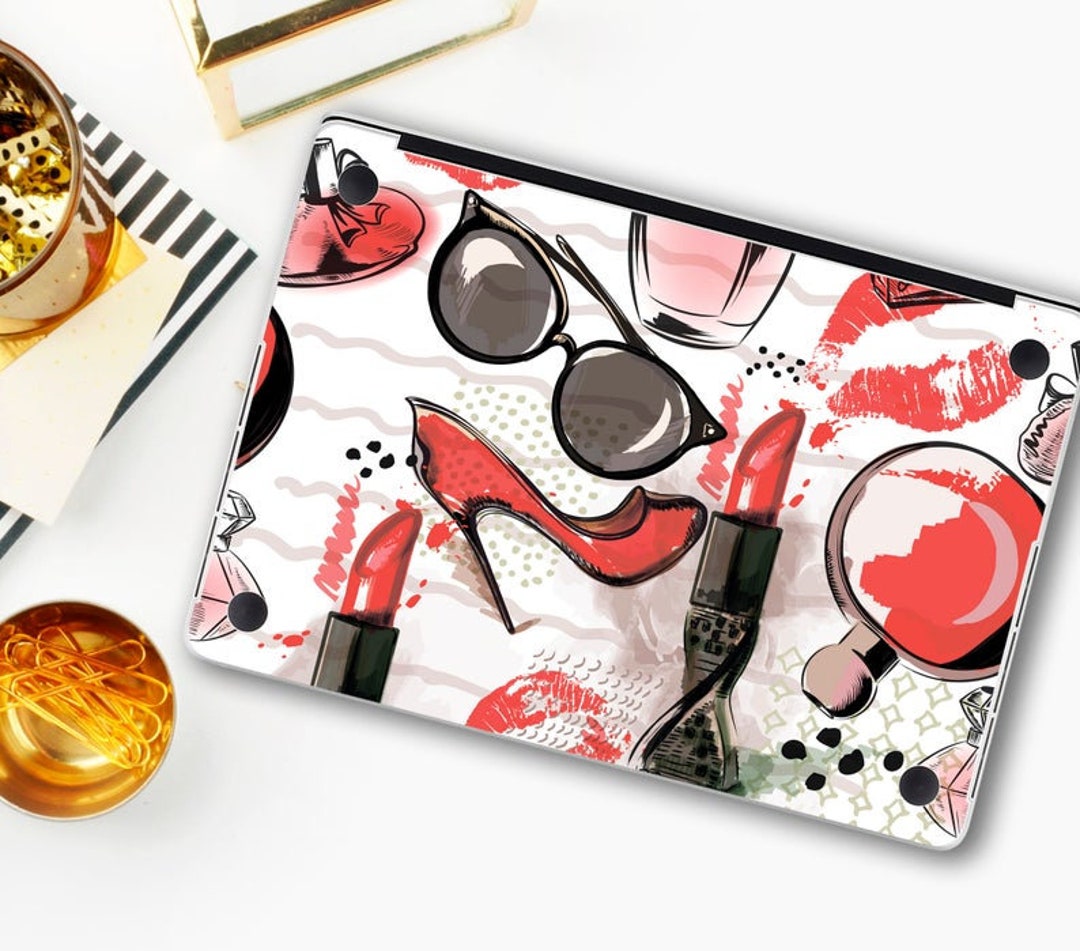 Cosmetics Laptop Skin Fashion Pattern Notebook Decal Dell Hp Lenovo ...