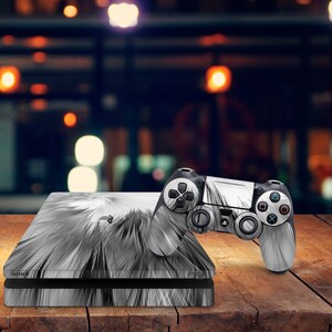 PS5 Skin Feathers Ps4 Skin White Pattern Ps4 Skin Black - Etsy