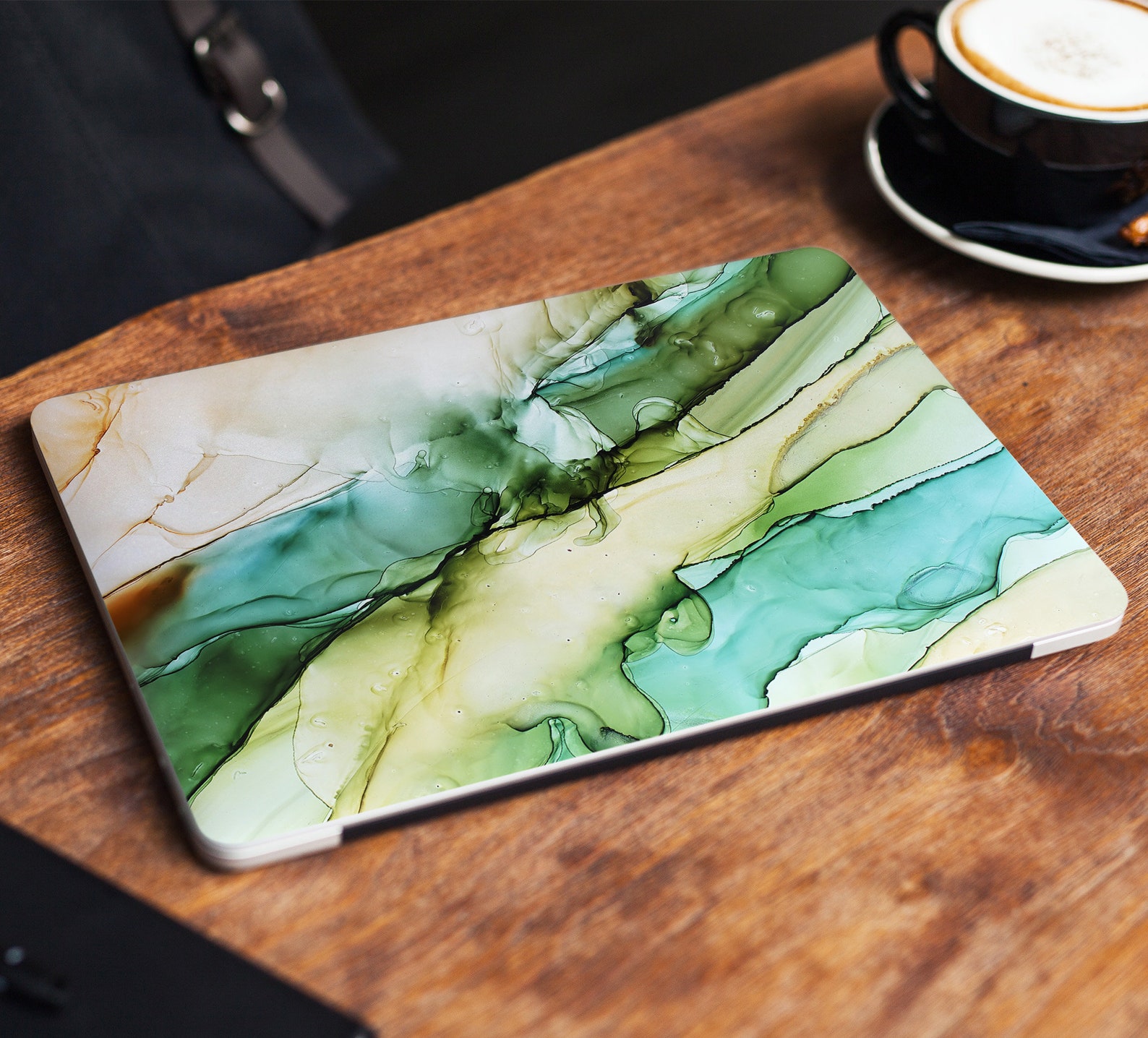 Green Marble Laptop Skin Sticker Notebook Vinyl Decal Dell Hp - Etsy