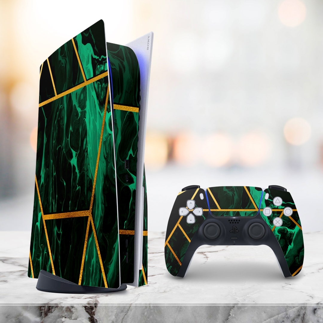PS5 Skin Green Geometric Marble PS4 Skin PS5 Skin PS4 Gamer - Etsy