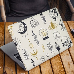 Laptop Skin Moonlight Magic Pattern Eyes Vinyl Decal Dell Hp Asus ...