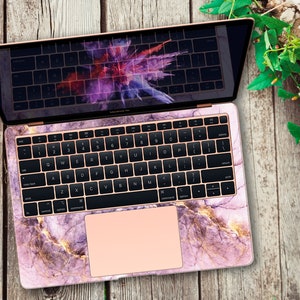 MacBook Skin Purple Marble Lightning Marble MacBook Pro 16 - Etsy