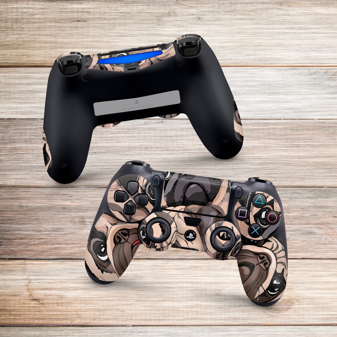 PS5 Skin Pug PS4 Skin Animal Pattern PS4 Skin Cute Dog PS4 - Etsy