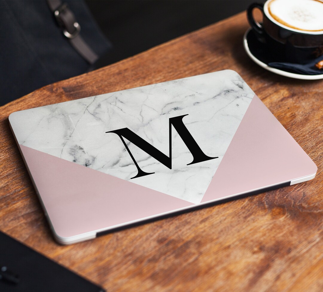 Marble Laptop Skin Sticker Name Notebook Vinyl Decal Dell Hp Lenovo ...