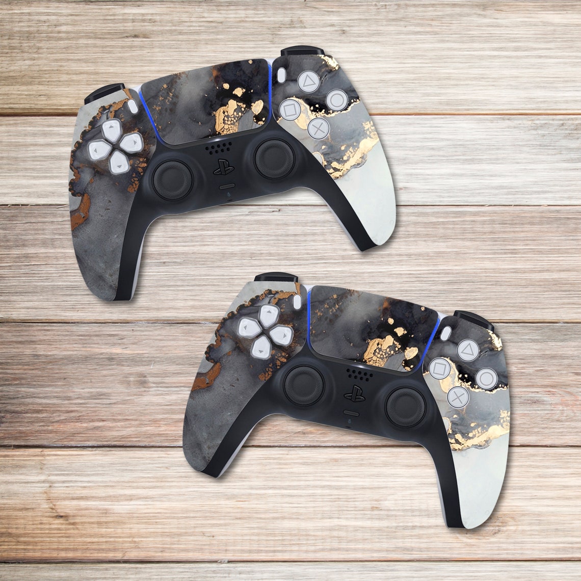 PS5 Skin Gold Ps4 Skin Ink Ps4 Skin Black Ps4 Skin Marble PS5 | Etsy
