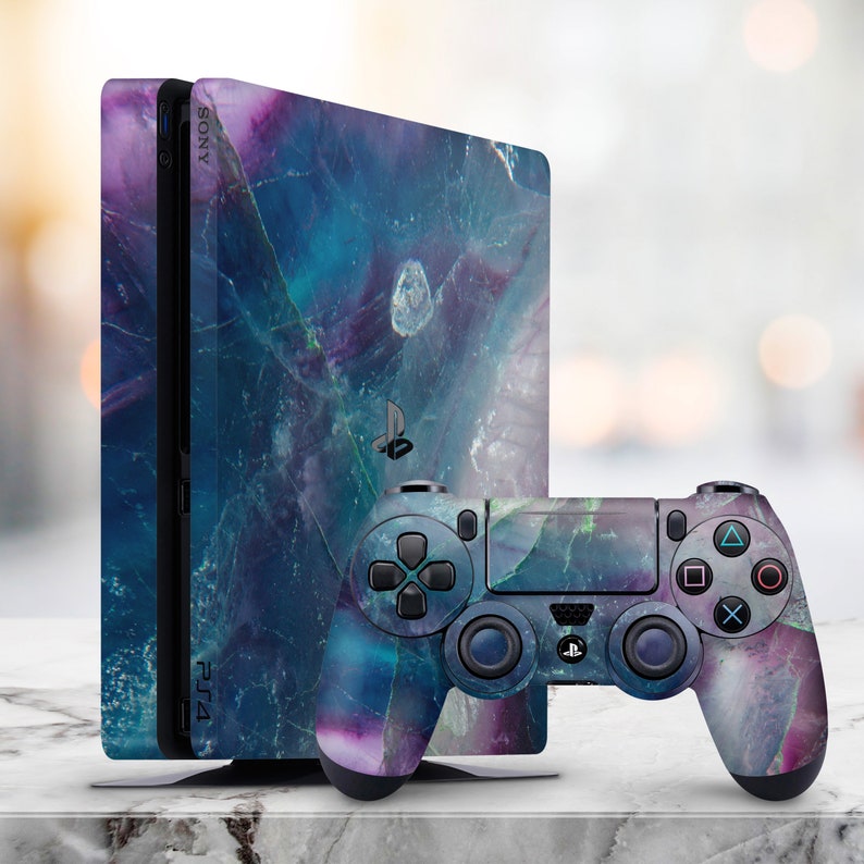PS5 Skin Crystal PS4 Skin Purple Marble PS4 Skin Opal PS4 Skin | Etsy