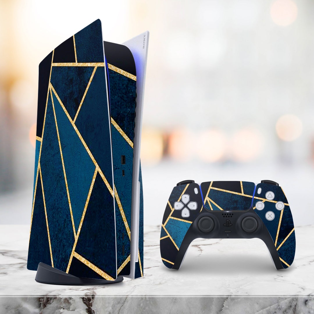 PS5 Skin Blue Marble PS4 Skin Geometric PS4 Skin PS4 Gamer - Etsy