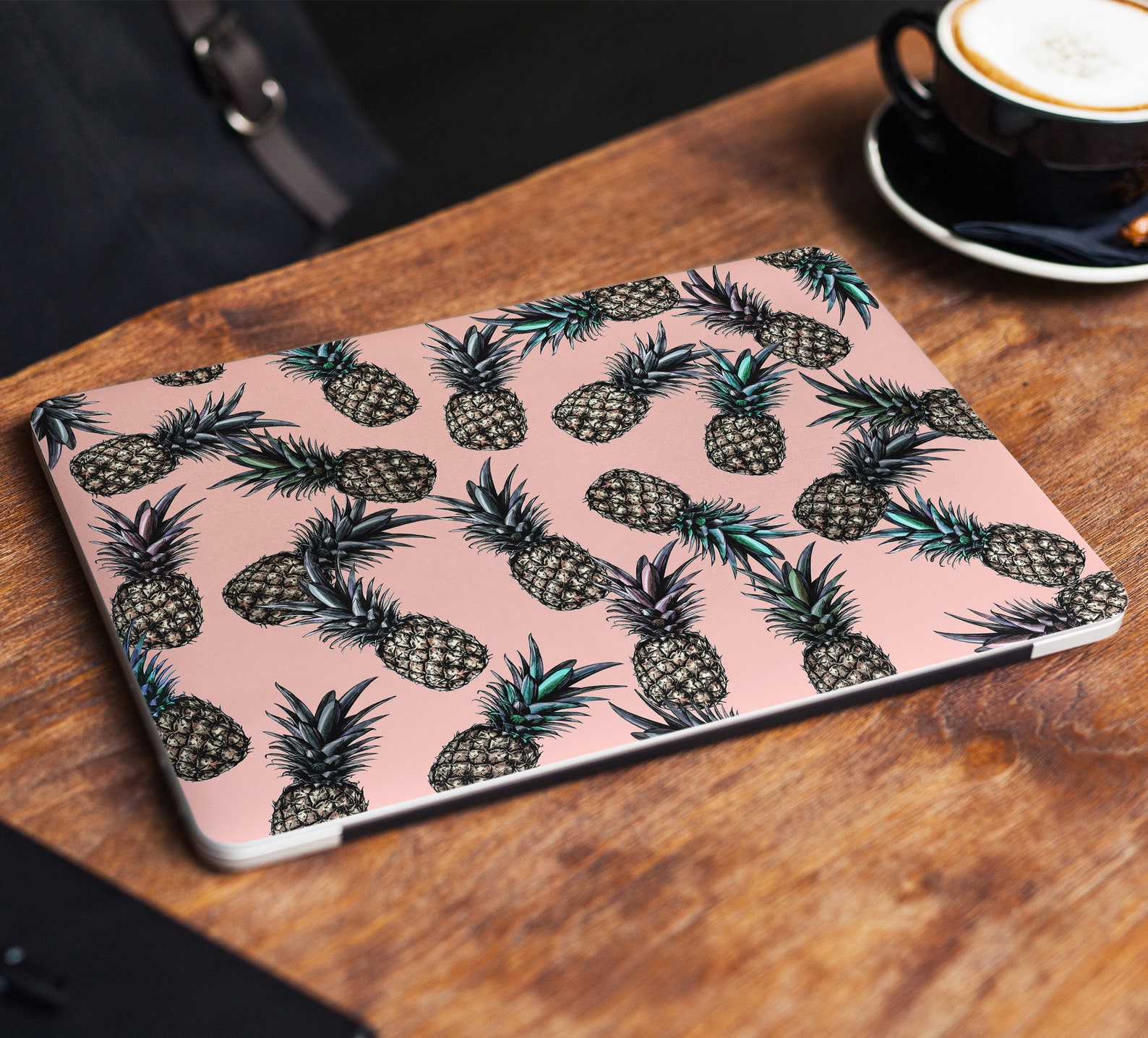 Pineapple Laptop Skin Sticker Pink Marble Vinyl Decal Dell Hp - Etsy