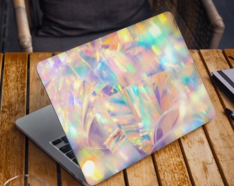 Pink Marble Laptop Skin Floral Notebook Vinyl Decal Dell Hp Lenovo Asus ...