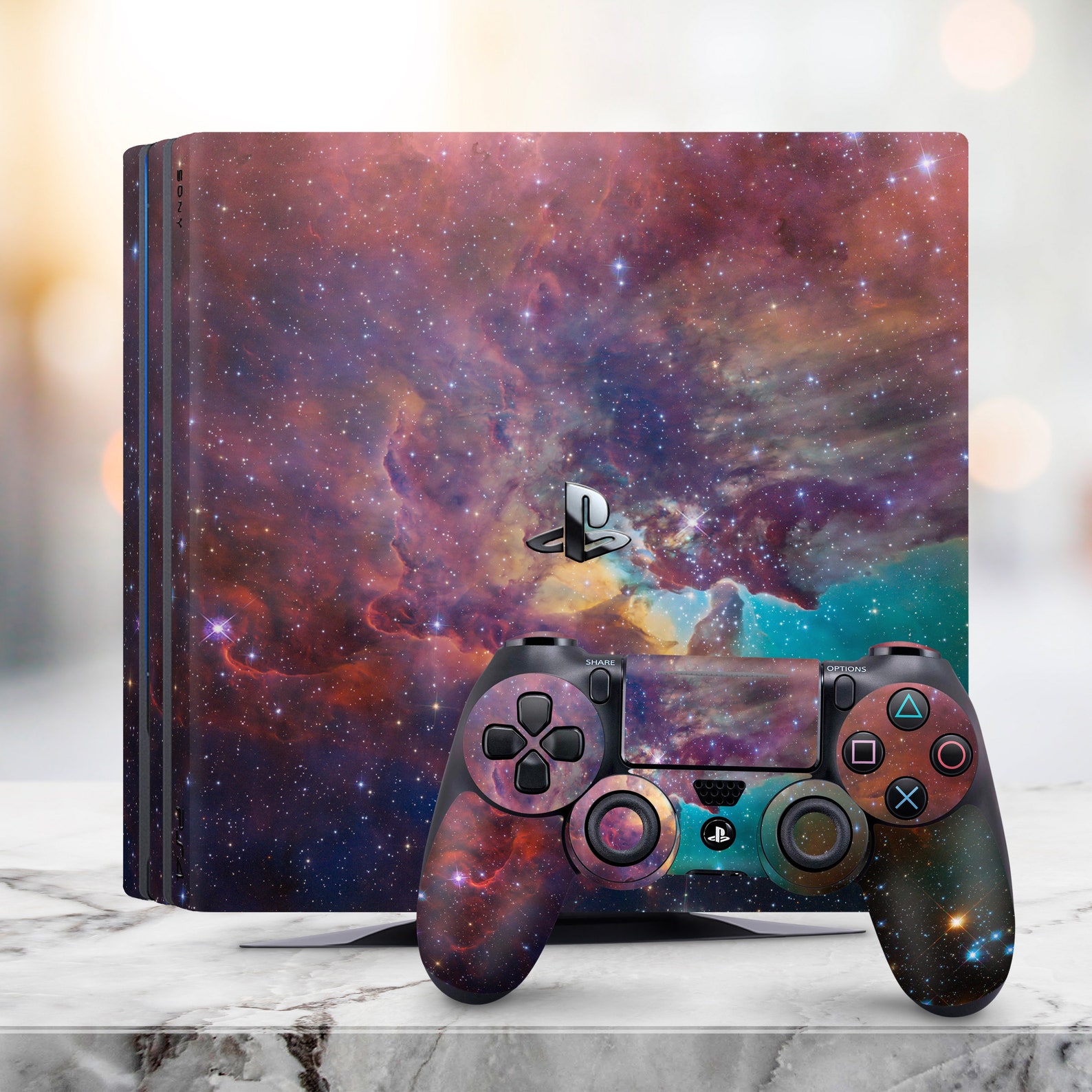 PS5 Skin Starry Sky PS4 Skin Purple Marble PS4 Skin PS4 Skin - Etsy