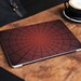 Red Web Laptop Skin Sticker Pattern Notebook Vinyl Decal Dell - Etsy
