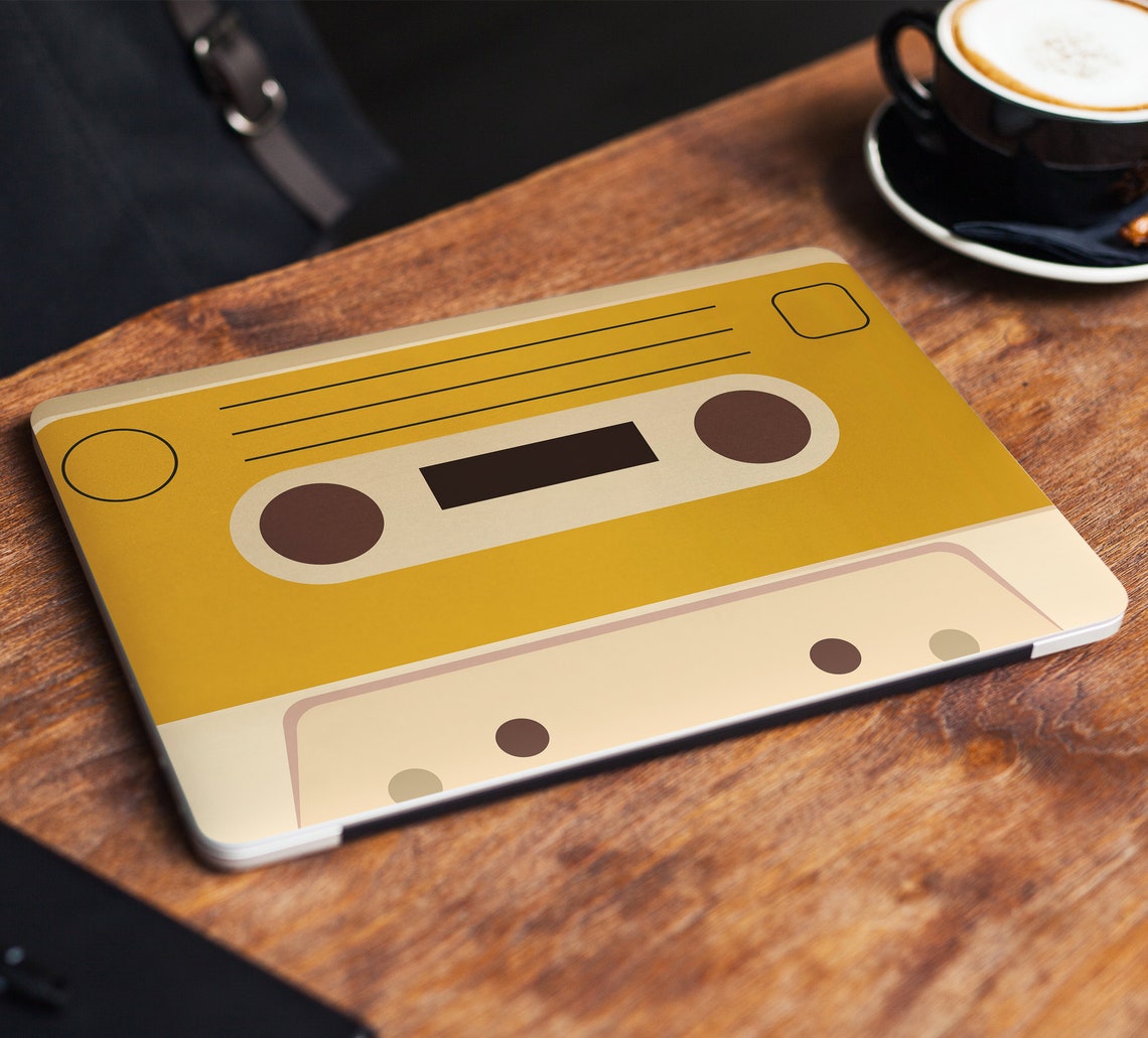Tape Retro Cassette Laptop Skin Vinyl Decal Dell Hp Asus - Etsy