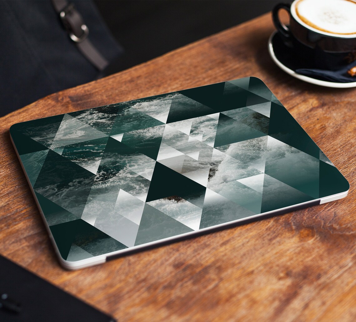 Geometric B&W Cloud Pattern Design UNIVERSAL Laptop Skin - Etsy