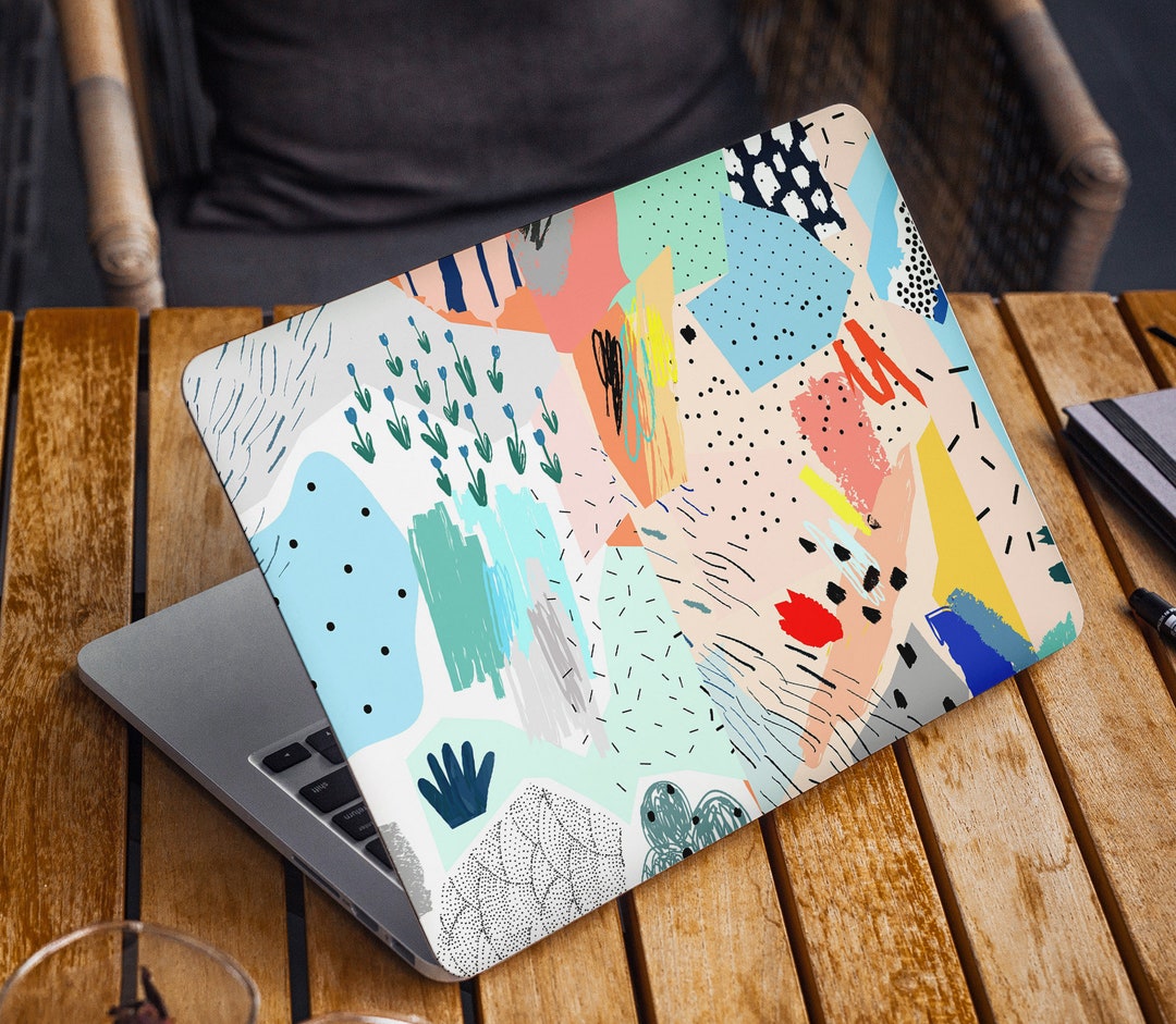 Floral Laptop Skin Sticker Abstract Pattern Vinyl Decal Dell Hp Lenovo ...