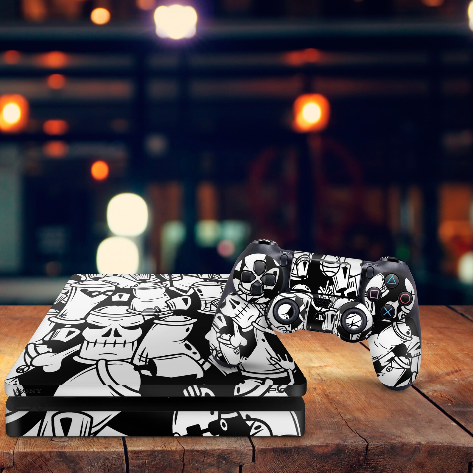 PS5 Skin Graffiti PS4 Skin Paints PS4 Skin Skull PS4 Pro PS4 | Etsy