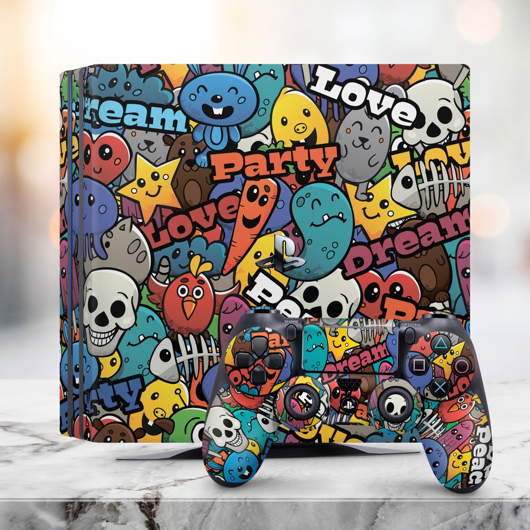 PS5 Skin Cartoons PS4 Skin Comics PS4 Skin Cute PS4 Gamer Skin - Etsy