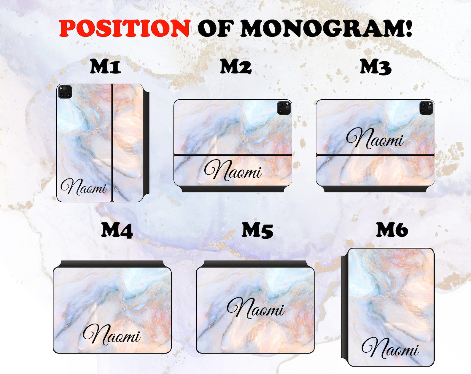 Magic Keyboard Ipad Pro 12.9 Gen3/4/5 Decal Abstract - Etsy