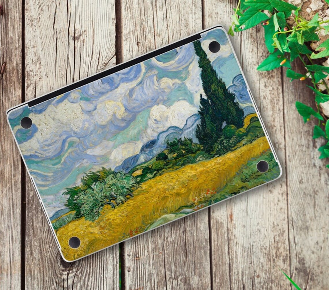 Van Gogh Laptop Skin Sticker Art Notebook Vinyl Decal Dell Hp | Etsy