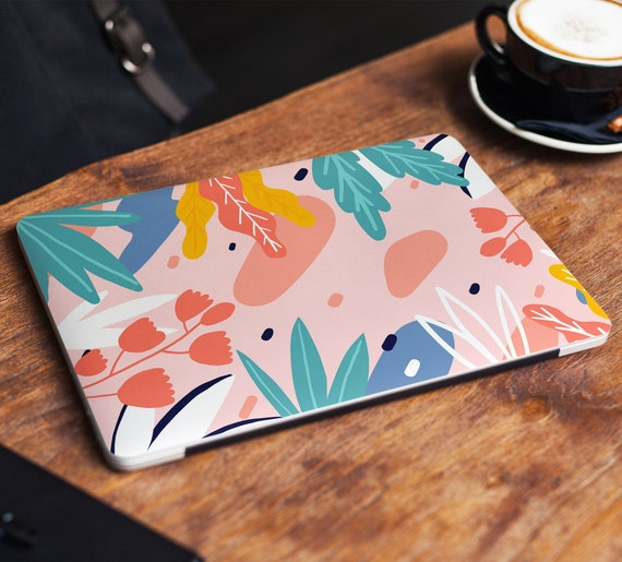 Floral Laptop Skin Sticker Abstract Pattern Vinyl Decal Dell - Etsy UK