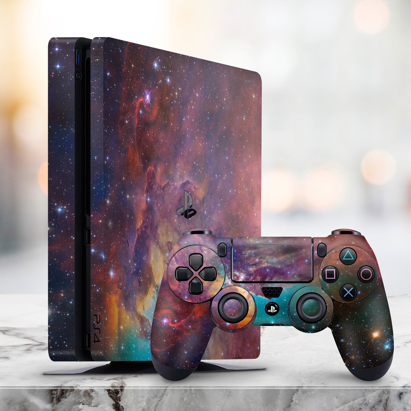 PS5 Skin Starry Sky PS4 Skin Purple Marble PS4 Skin PS4 Skin - Etsy