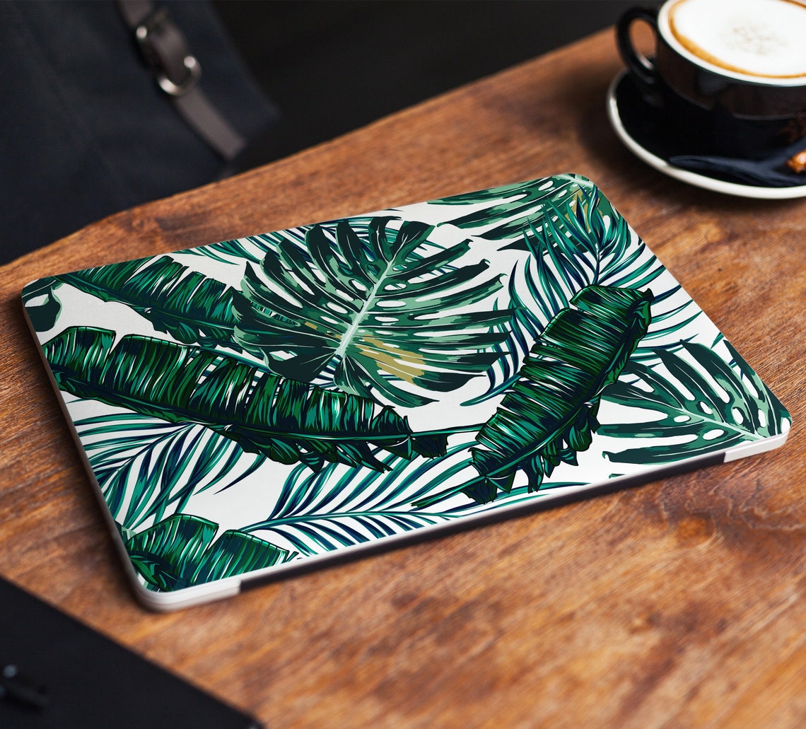 Palm Leaves Laptop Skin Sticker Leaf Notebook Vinyl Decal Dell - Etsy
