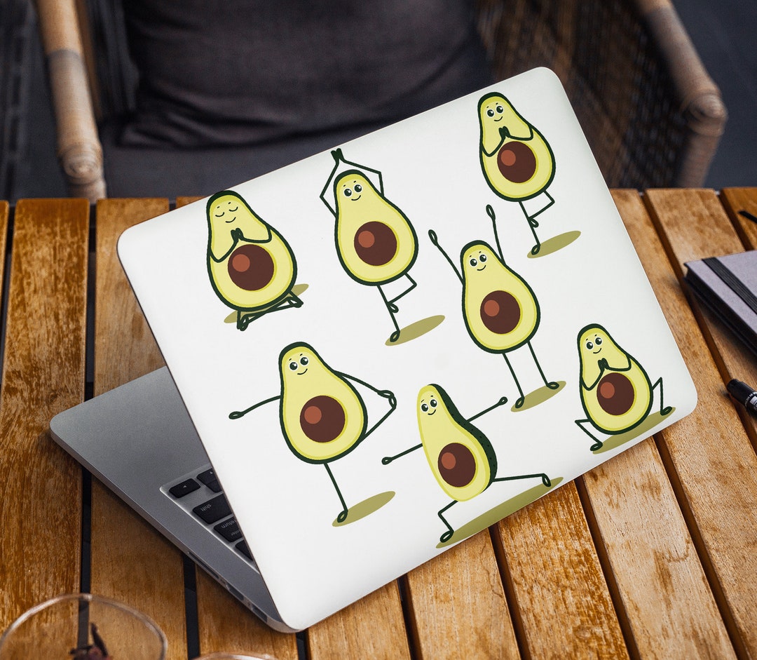 Avocado Laptop Skin Sticker Fruit Notebook Vinyl Decal Dell Hp - Etsy