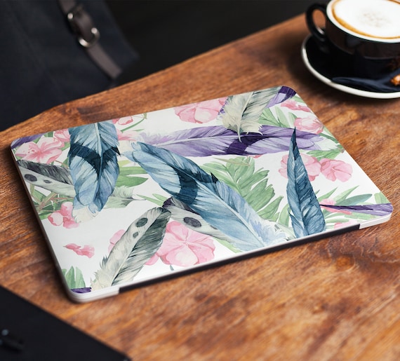 Colorful leaves Laptop Skin Sticker Notebook Vinyl Decal Dell | Etsy