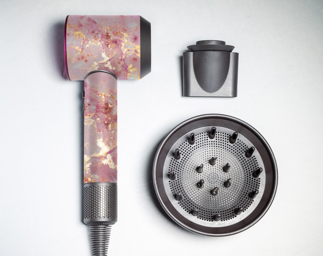 Dyson Gold Rose Pink Marble Dyson Skin Hair Dryer Vinyl Sticker ...