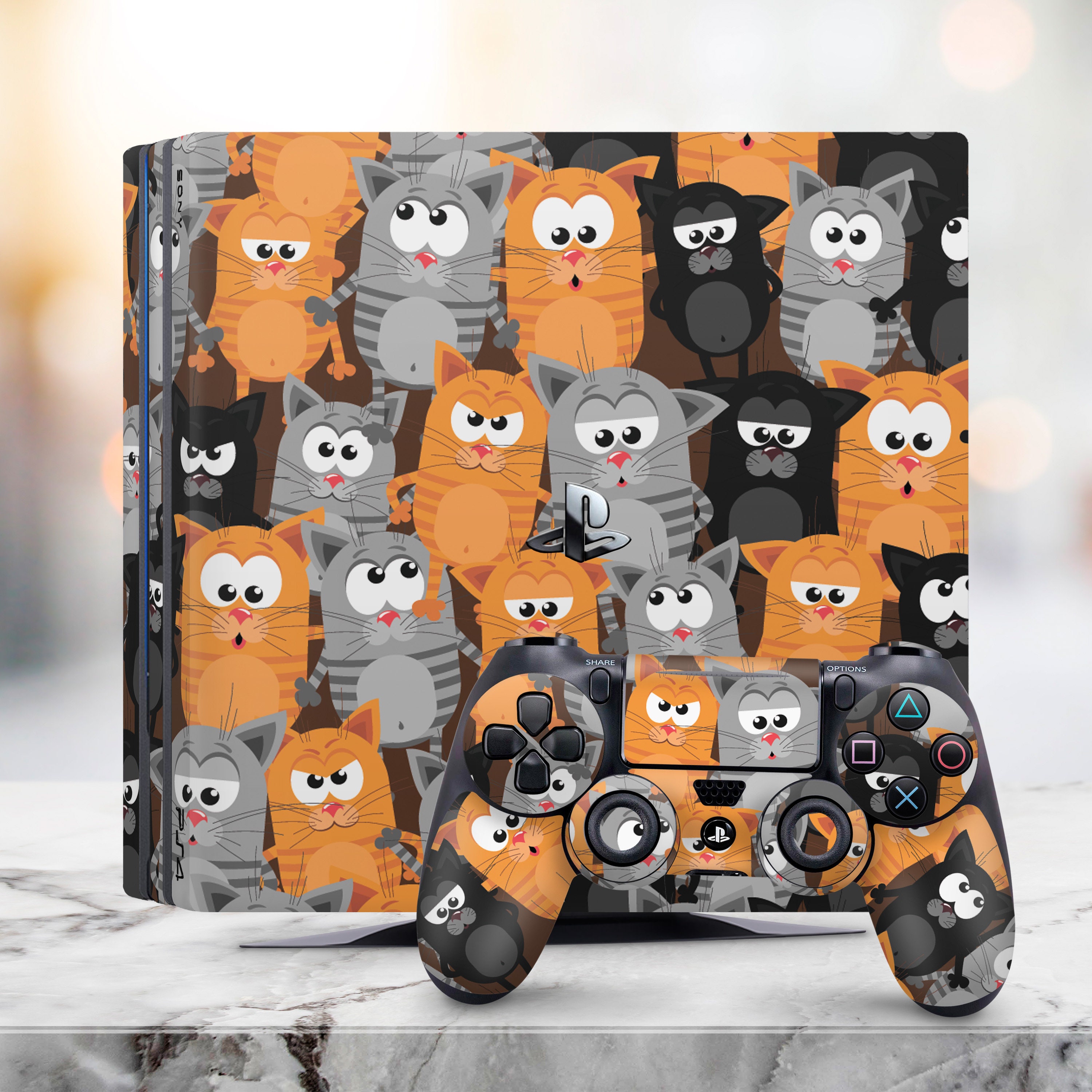 PS5 Skin Cat Ps4 Skin Fog Ps4 Cute Cats Ps4 Skin Animal - Etsy