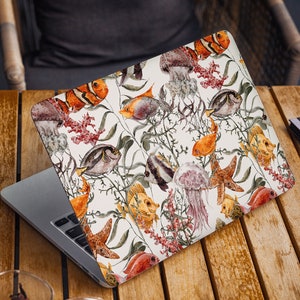 Fish Laptop Skin Sticker Sea World Notebook Vinyl Decal Dell Hp Lenovo ...
