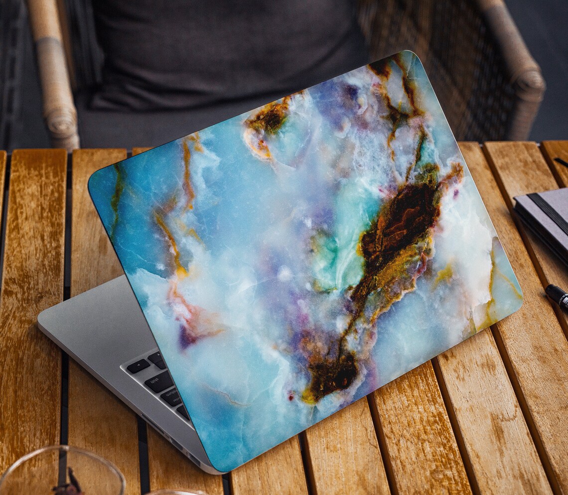 Blue Marble Laptop Skin Sticker Notebook Vinyl Decal Dell Hp | Etsy