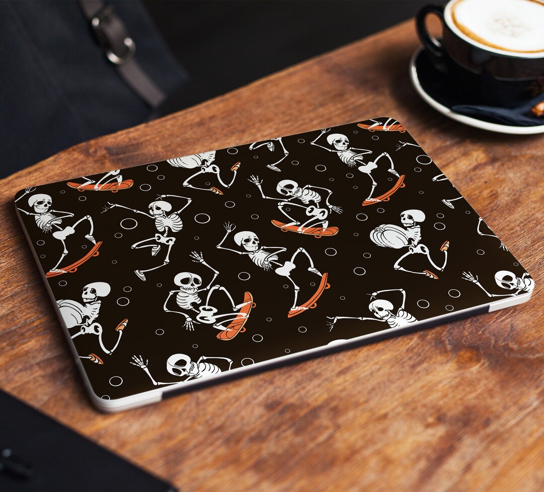 Skeletons Laptop Skin Sticker Black Notebook Vinyl Decal Dell Hp Lenovo ...