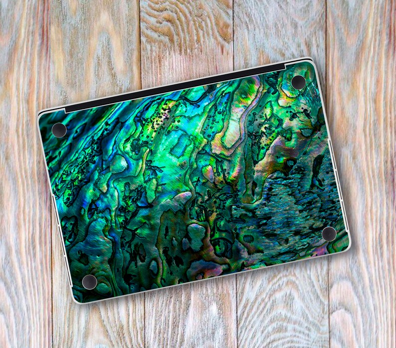 Turquoise Macbook Air 13 Skin Abalone Laptop Decal Green | Etsy