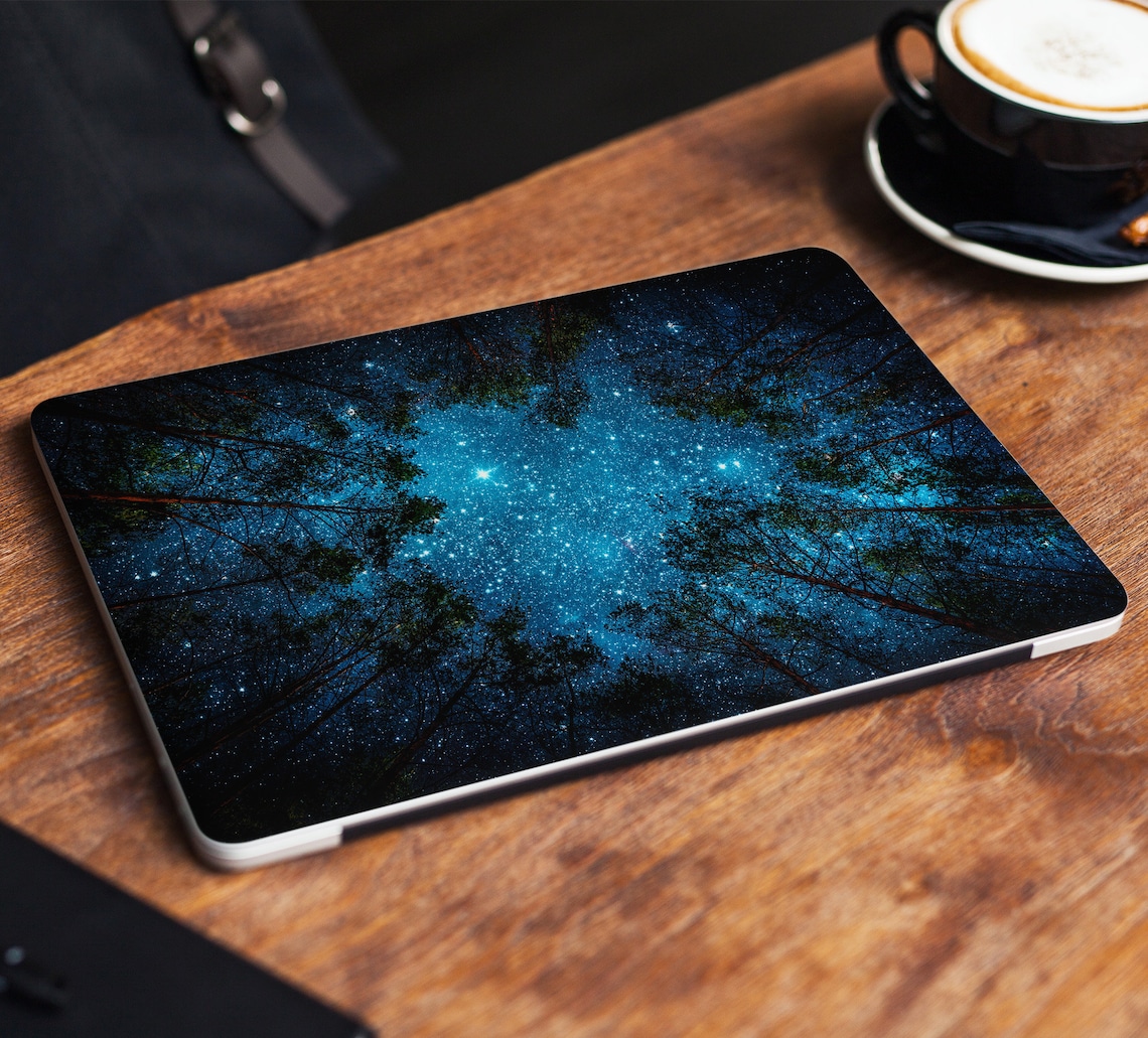 Forest Laptop Skin Sticker Starry Sky Vinyl Decal Dell Hp Lenovo Asus ...