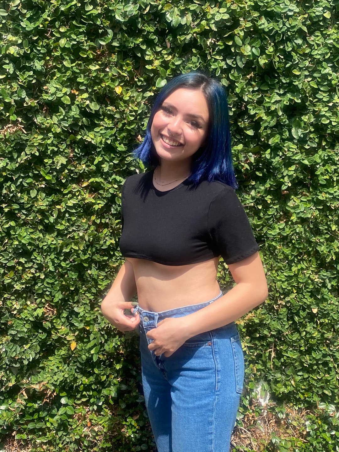 Short Sleeve Ultra Cropped T-shirt - Etsy