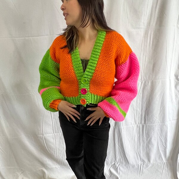 Rainbow Sweater - Etsy