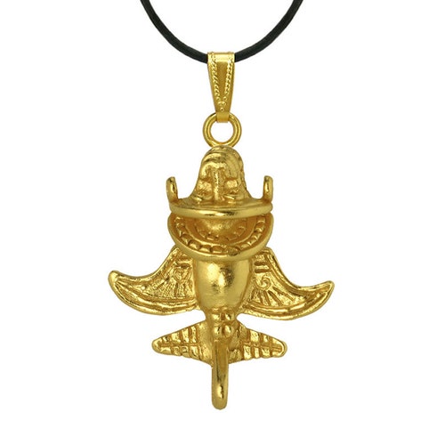 Quimbaya Flyer Ancient Aircraft Pin 24k Gold Plated Golden - Etsy