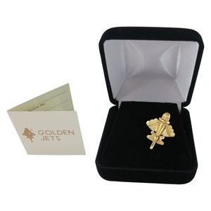 Quimbaya Flyer Ancient Aircraft Pin 24k Gold Plated 950 Silver Golden ...