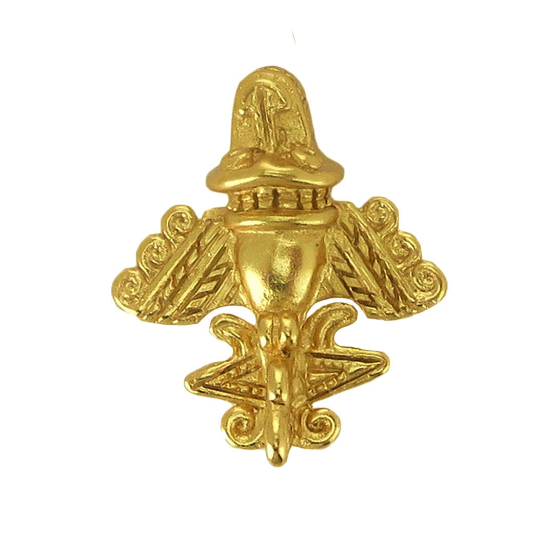 Quimbaya Flyer Lapel Pin 24k Gold Plated Golden Jet-4 Lapel Pin With ...