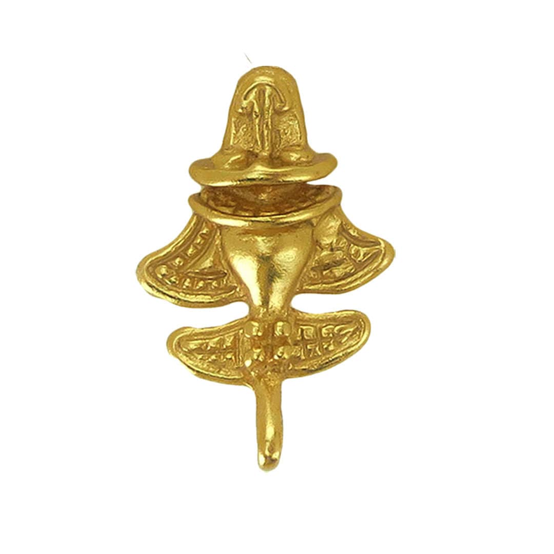 Quimbaya Flyer Pin 24k Gold Plated Golden Jet-8 Ancient Astronaut ...