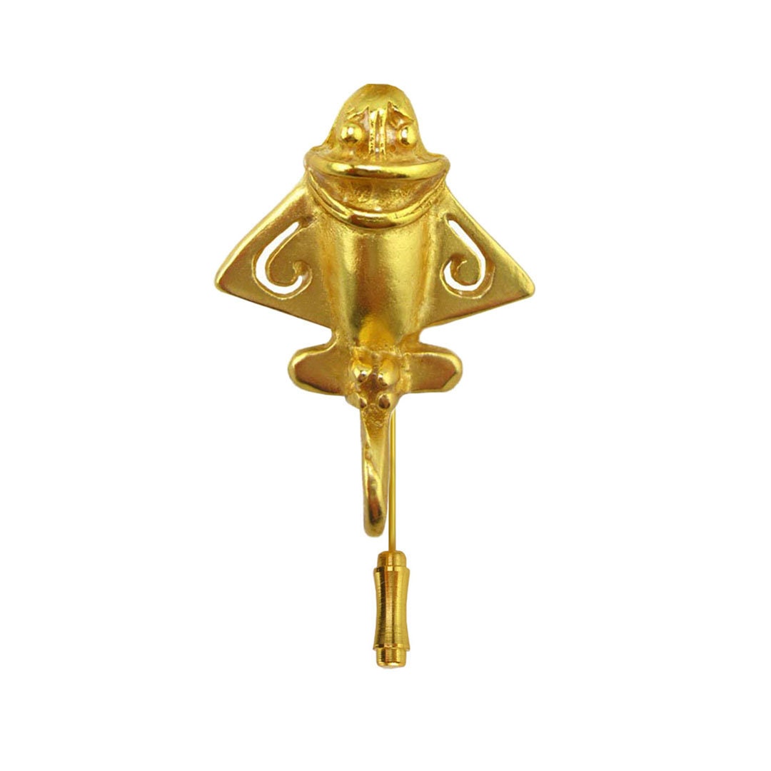 Quimbaya Flyer Ancient Aircraft Pin 24k Gold Plated Golden - Etsy