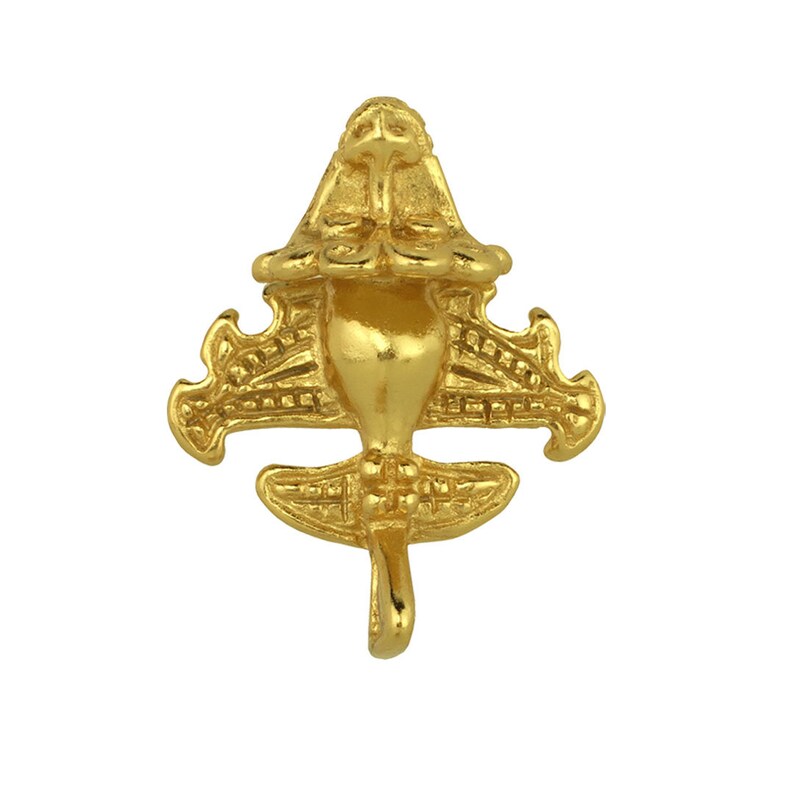 Quimbaya Flyer Ancient Aircraft Pin 24k Gold Plated Golden Jet-6 ...